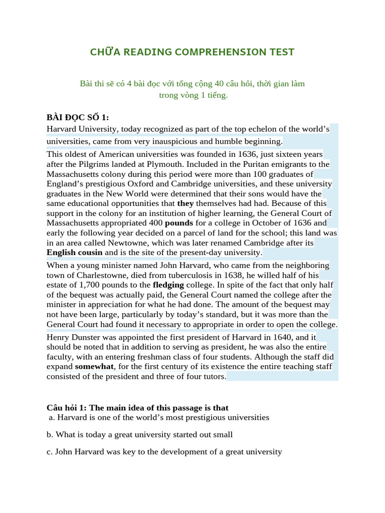 Harvard's Humble Beginnings | PDF | Agriculture | Neolithic