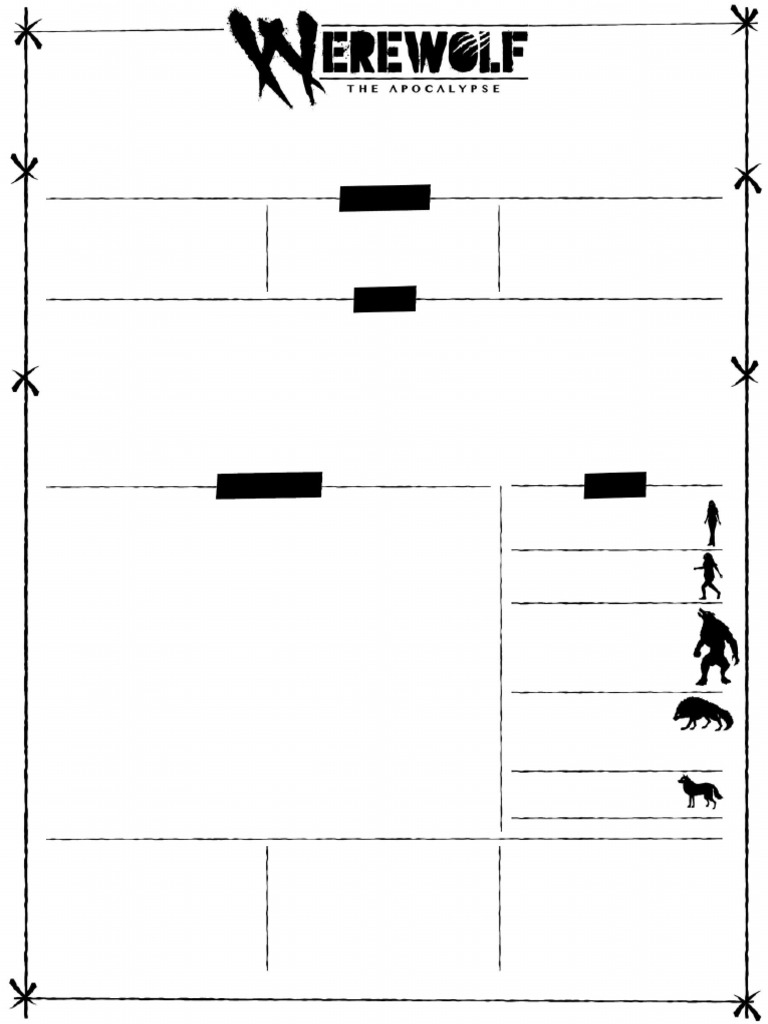 Werewolf 5thedition 4-Page Interactive | PDF