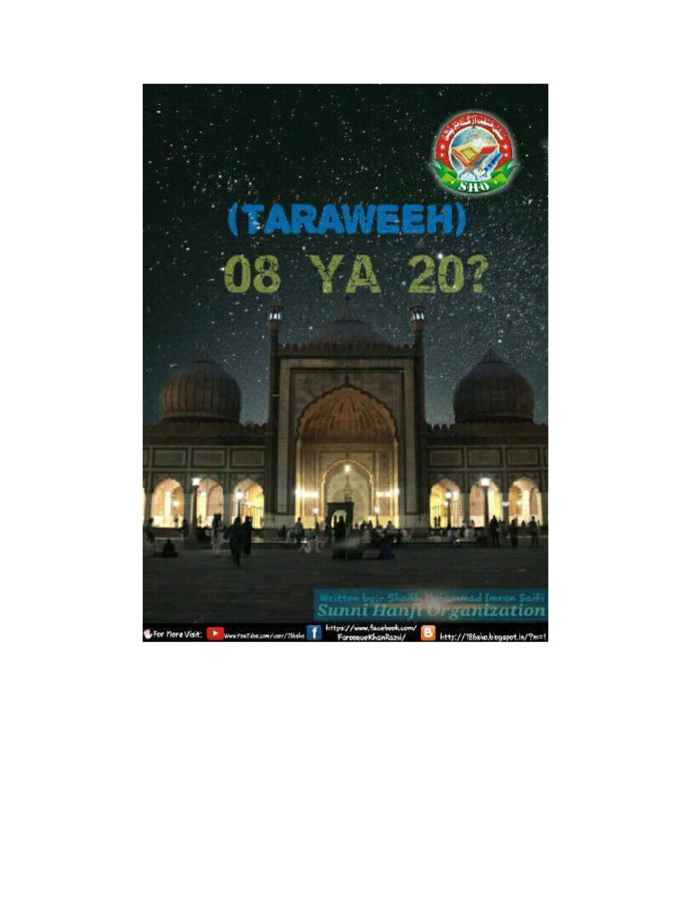 Taraweeh 08 Ya 20 | PDF