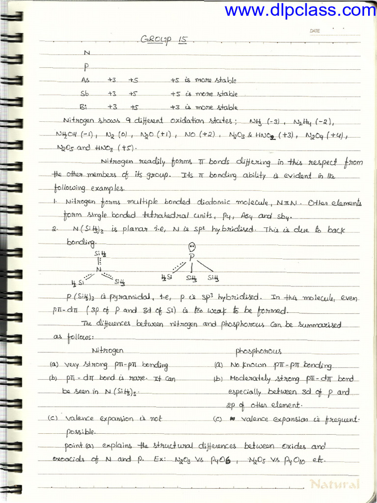 Group-15 Elements in Periodic Table | PDF