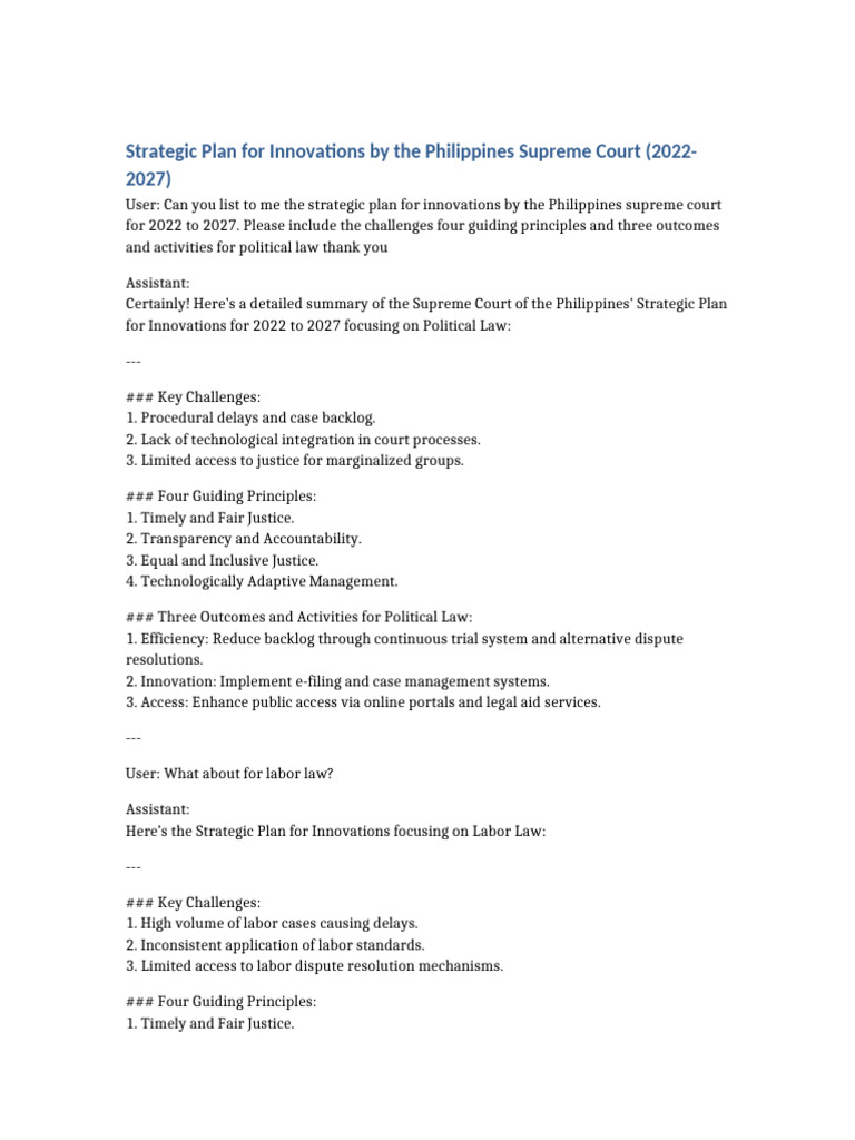 Innovations in Philippine Civil Law 2022-2027 | PDF | Legal Aid | Justice