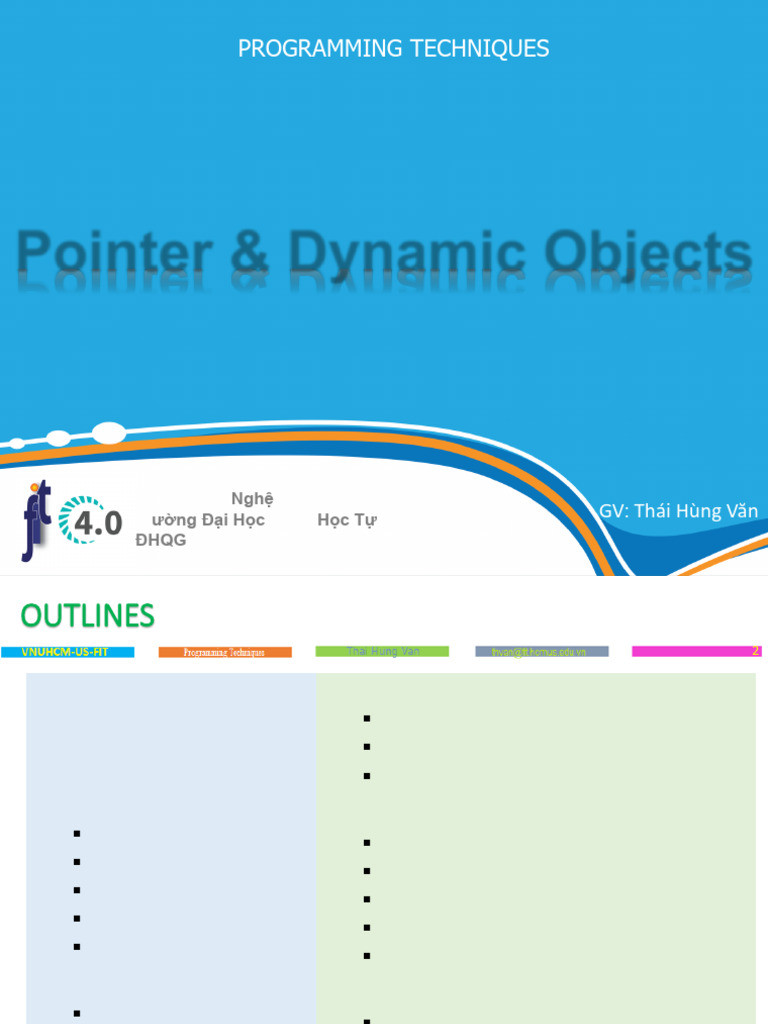 KTLT C1 PointerDynamicObjects | PDF | Pointer (Computer Programming) | Parameter (Computer ...