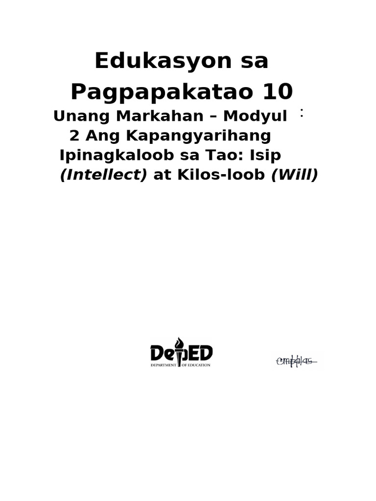 EsP-10-Q1-M2 - (S.Y. 2021-2022) Modyul 2 Ang Kapangyarihang ...