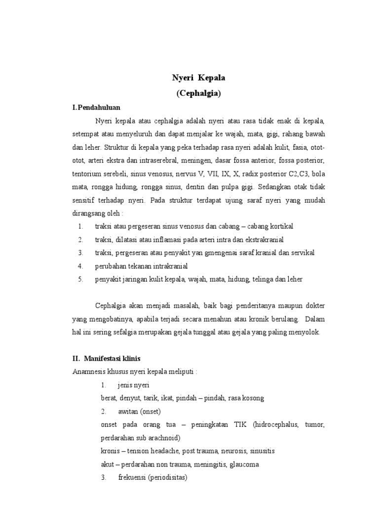 Cephalgia | PDF