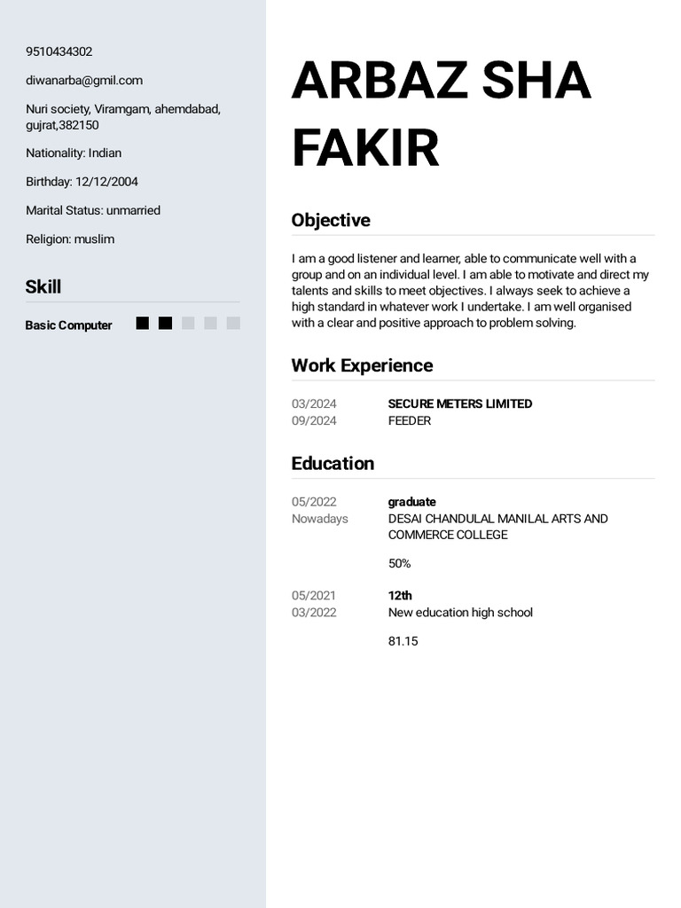 Arbaz Sha Fakir - May30-070531pm | PDF