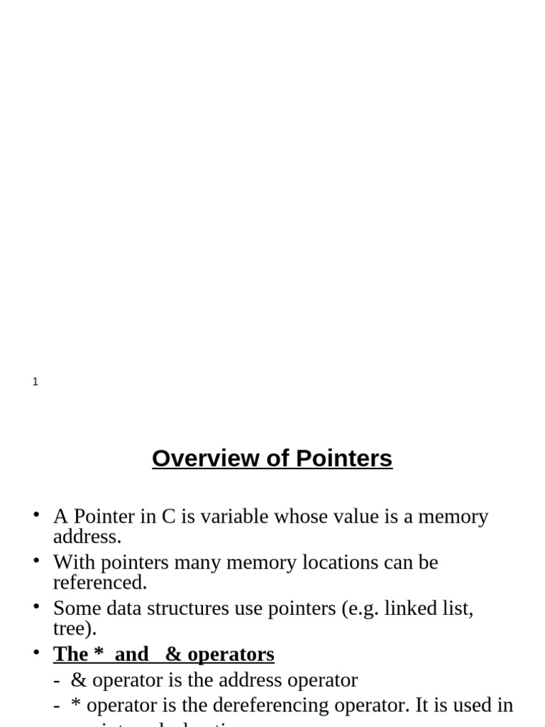 Pointer Last Topics Stucture Introduction | PDF | Pointer (Computer ...