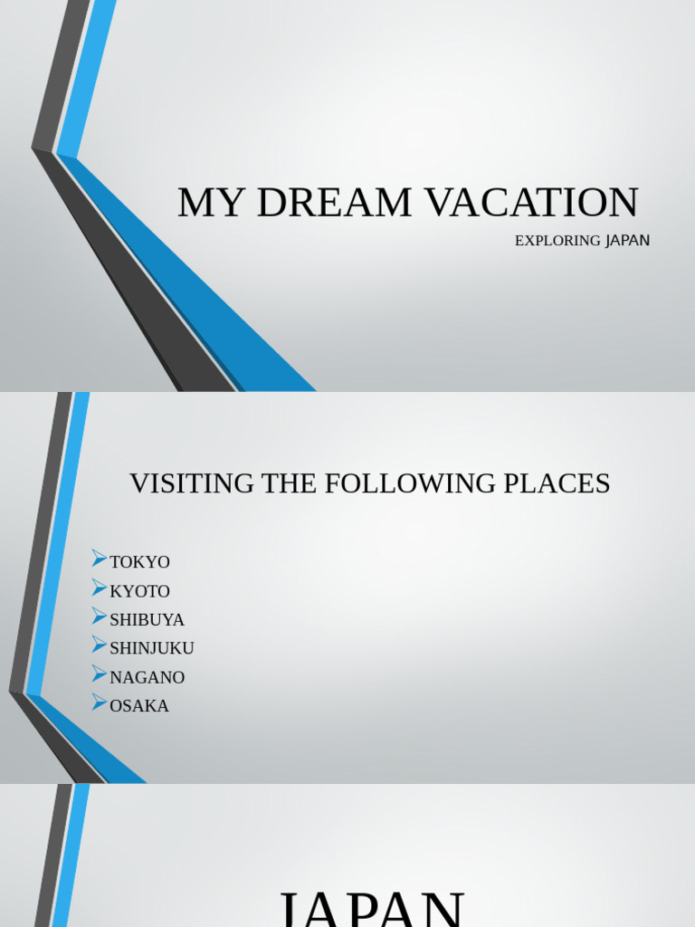 CT Second Assignment, My Dream Vacation - 042358 | PDF
