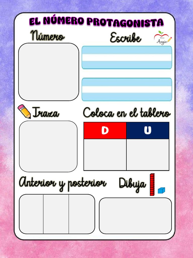 En Número Protagonista-Plantilla | PDF