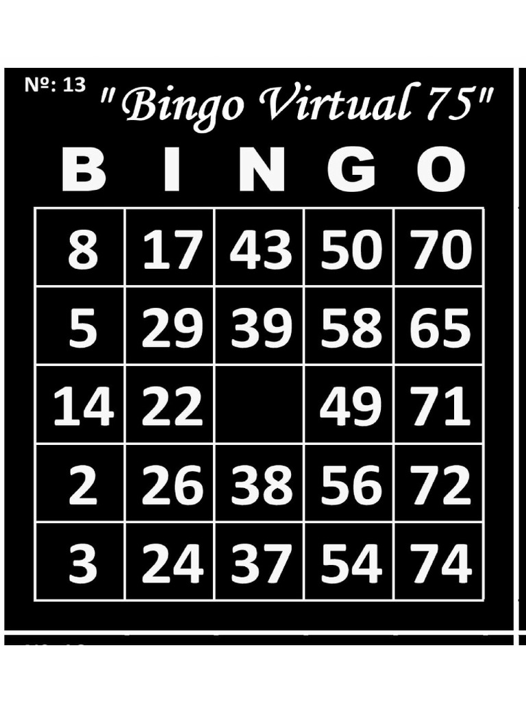 Bingo Virtual 75-1-350 - 013 | PDF