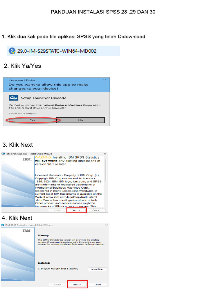 Panduan Instalasi Spss 29 | PDF