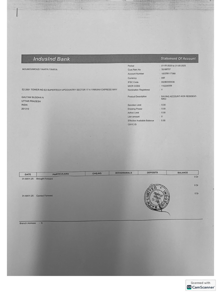 Bank Statements | PDF