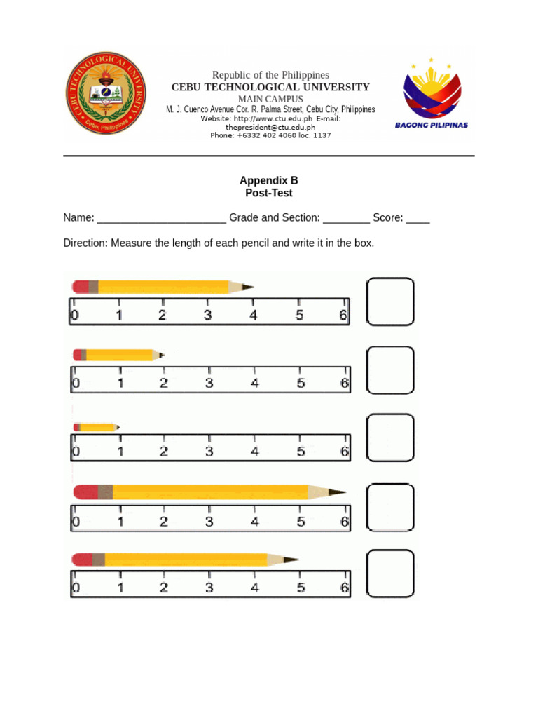 Appendix B - Pre-Post Test | PDF