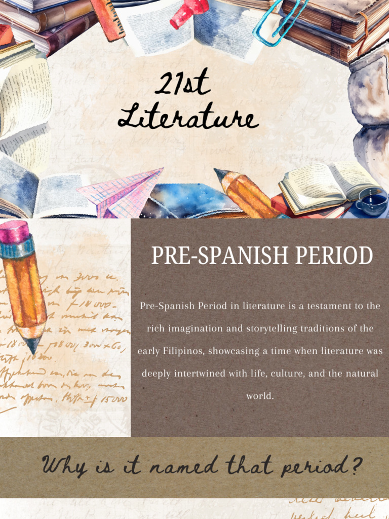 Pre-Spanish and Spanish Literature in the Philippines | PDF | Tagalog ...