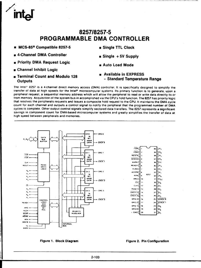 8257 Dma Controller | PDF