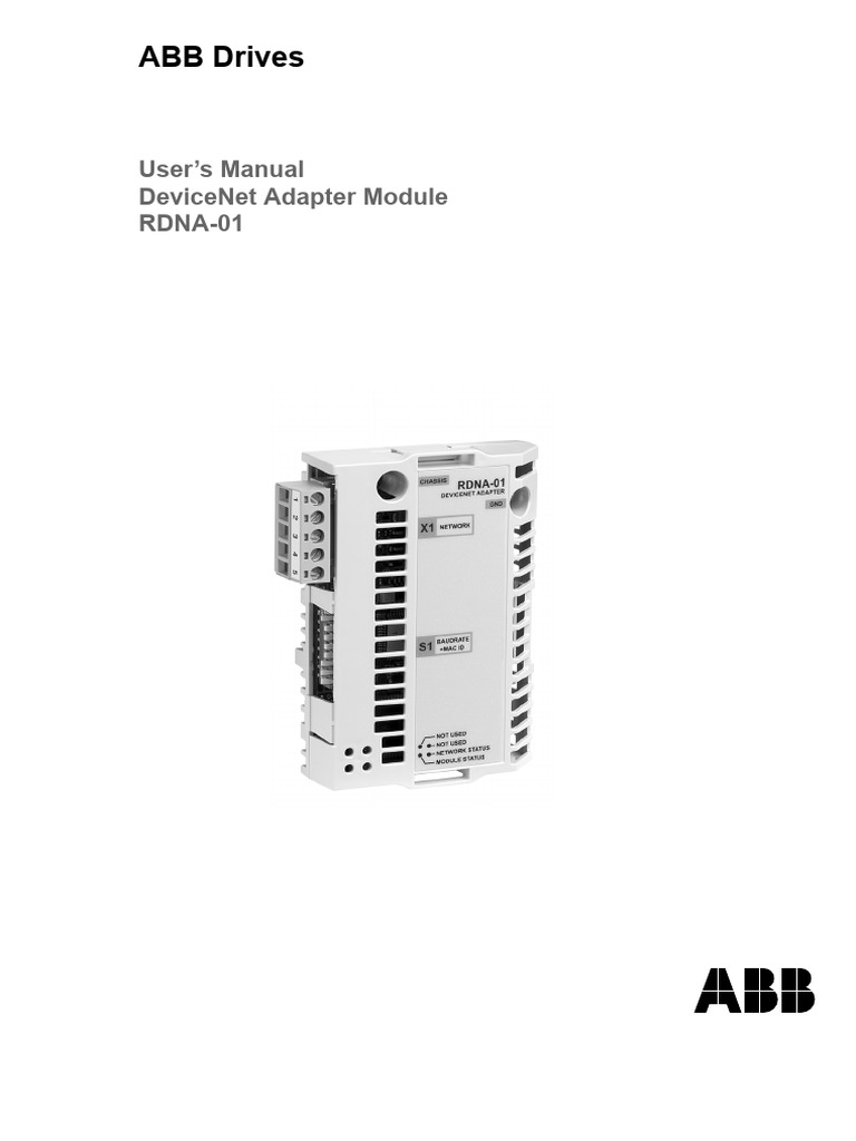 RDNA-01 DeviceNet User's Manual Rev D | PDF | Parameter (Computer Programming) | Resistor
