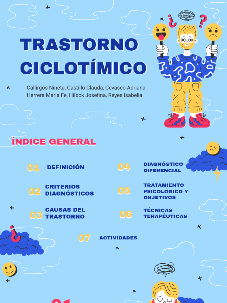 Trastorno Ciclotímico | PDF | Desorden bipolar | Depresión (estado de ...