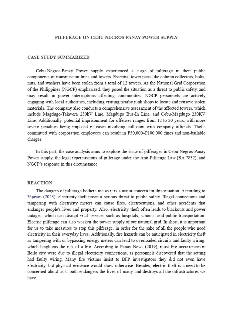 Case Study 2 Ee Laws | PDF | Physical Security | Theft