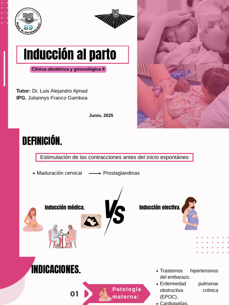 Inducción al Parto: Protocolo y Consideraciones | PDF | Parto ...