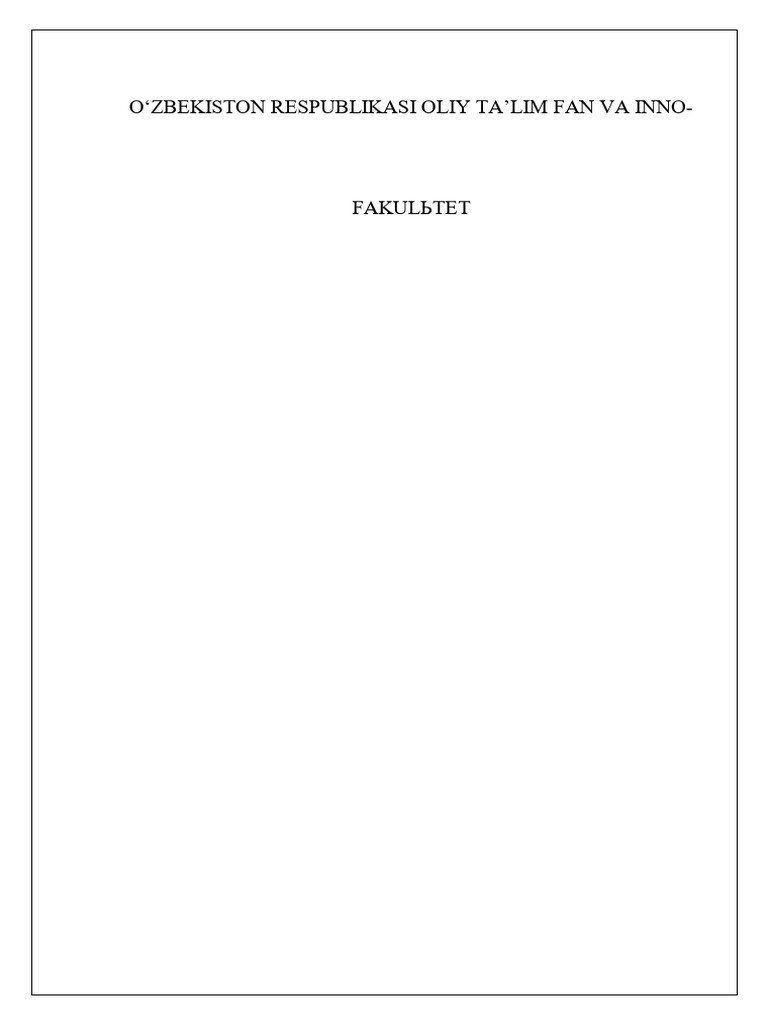 Vaqt Qatorlari | PDF