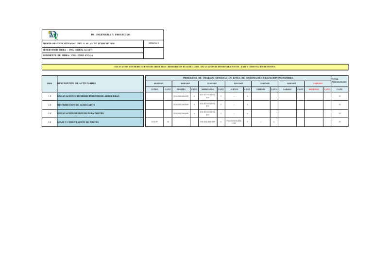 Plan de Trabajo Sem N°3 - Derivacion T3-5 | PDF