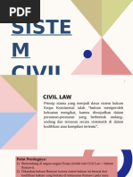 Perbandingan Sistem Hukum Common Law Dan Civil Law | PDF
