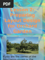 Module 4 Preparing Layout Design For Orchard | PDF | Rectangle | Orchard