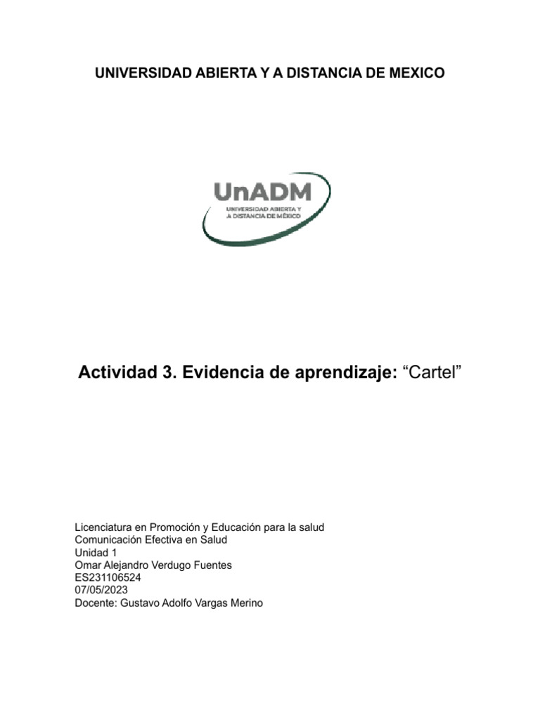 Ces U1 Act3 Omvf | PDF