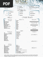 Deepwoken Build: Vesperian Stats | PDF
