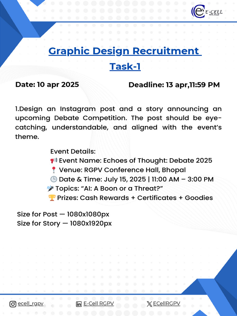 Graphic Design Task 1 | PDF