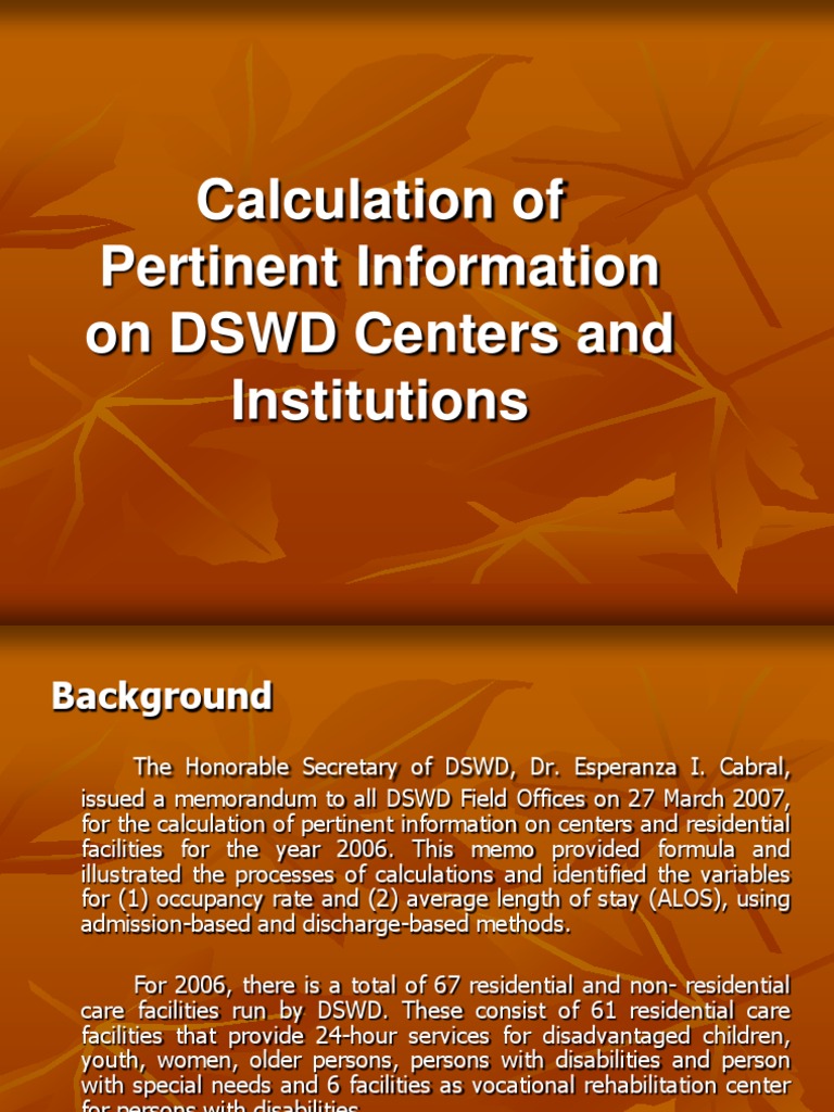 Calculation of Pertinent Information-Final Copy-JUNE 7, 2007 | PDF ...