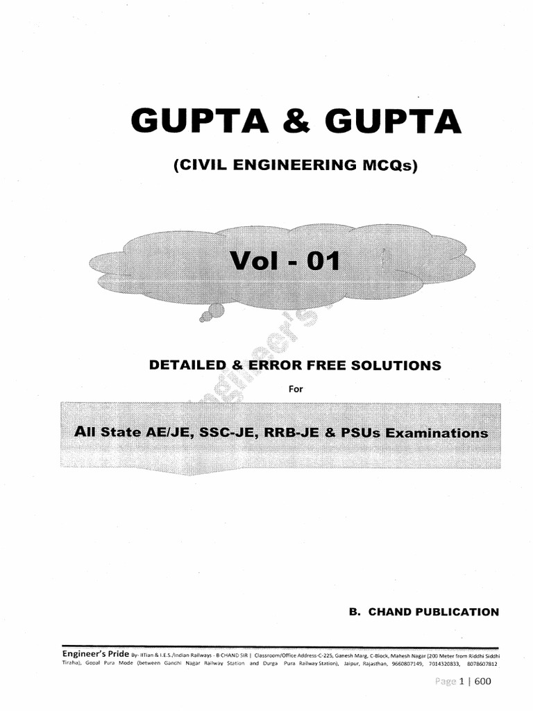Gupta Solutions 1 | PDF