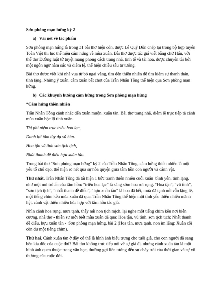 Sơn Phòng M N H NG K 2 | PDF