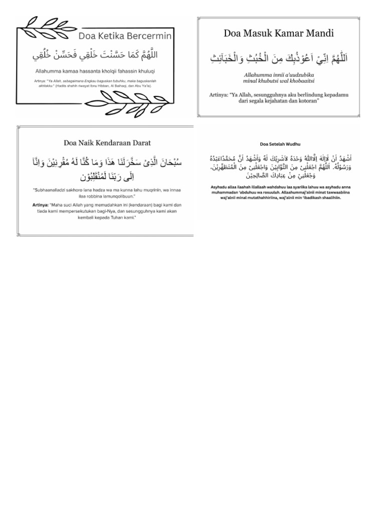 Doa Doa | PDF