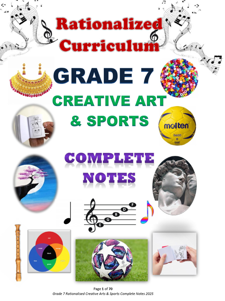 Grade 7 Rationalized Creative Art | PDF | The Arts | Dances