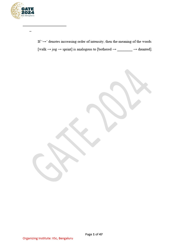 Gate 2024 ST Question Paper | PDF | Type I And Type Ii Errors | Chi ...