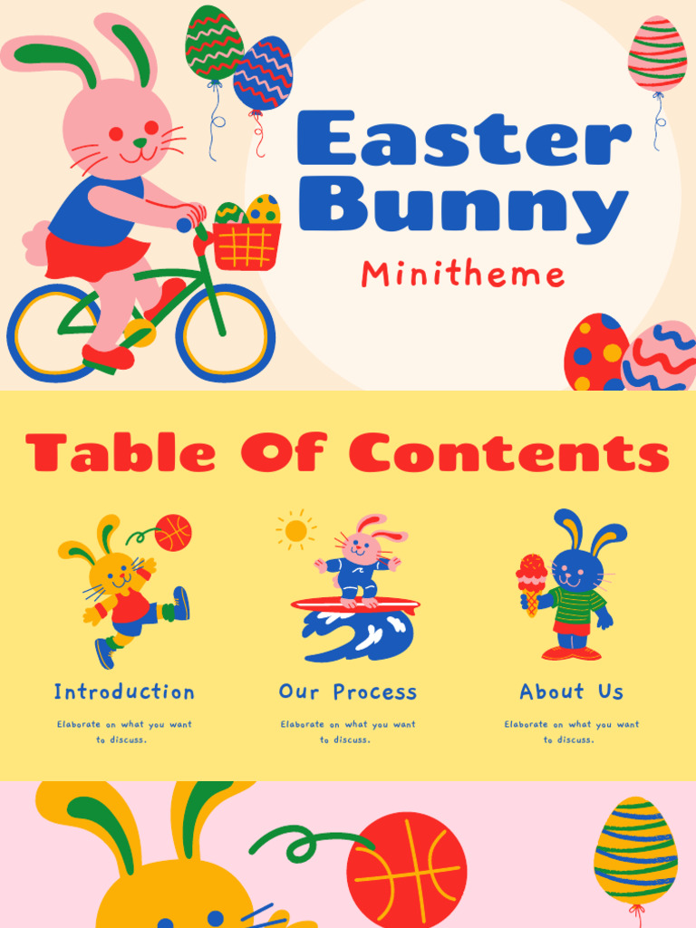 Copia de Easter Bunny Minitheme | PDF | Academia