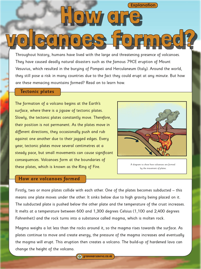 How Volcanoes Are Formed | PDF | Volcano | Plate Tectonics