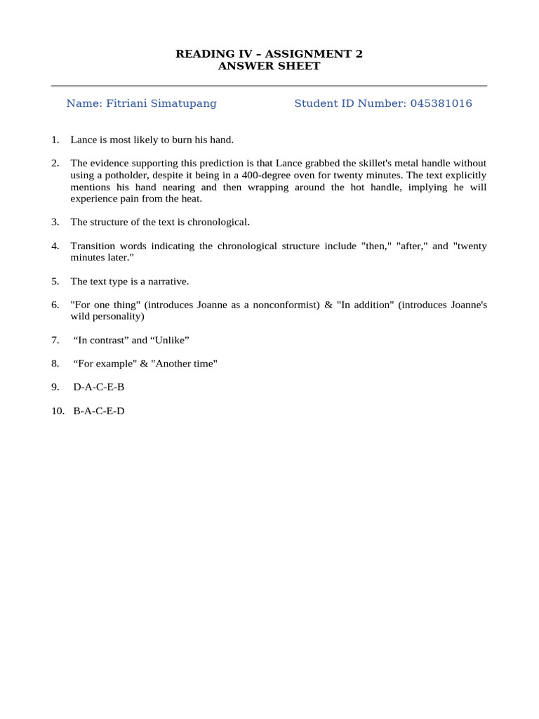 Reading Iv Tugas 2 Pdf