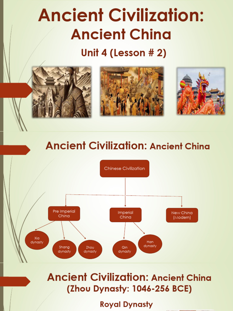 Ancient Civilization (Lesson 2) - 110538 | PDF | History Of China ...