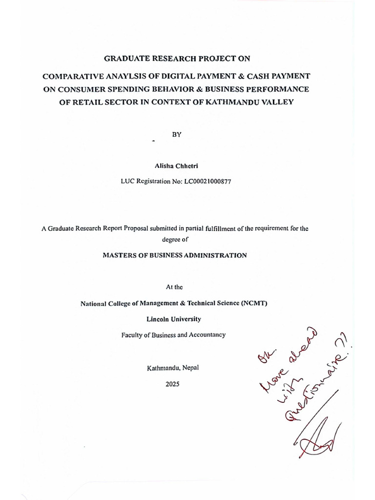 Alisha 4th Sem Proposal | PDF