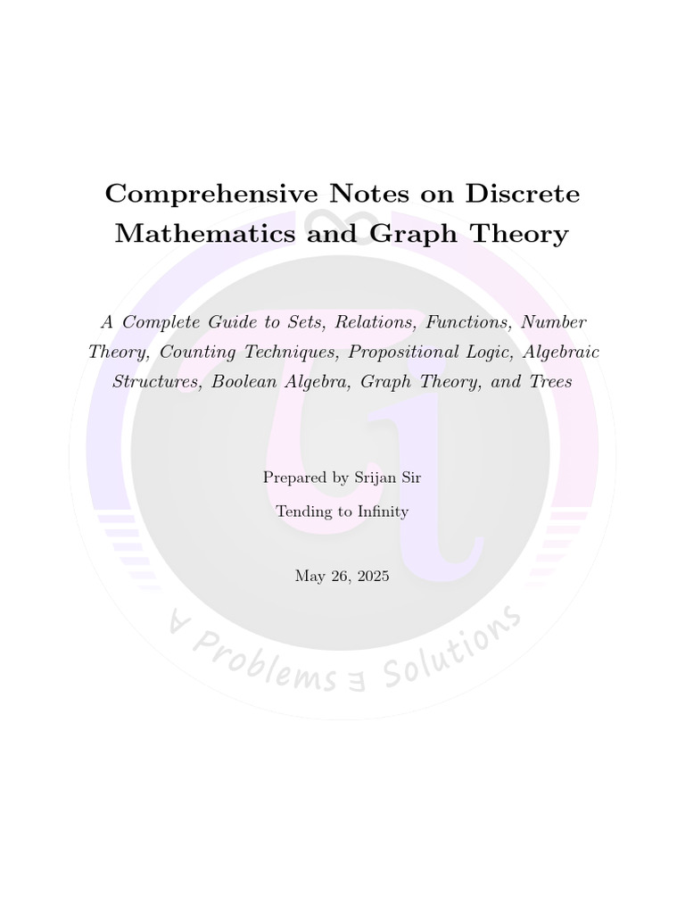 TI Discrete Maths Compilation Updated | PDF | Set (Mathematics) | Function (Mathematics)