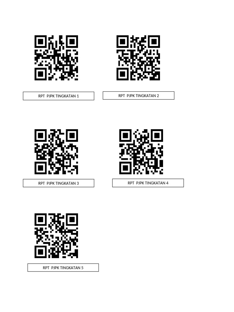 RPT PJPK 2023-2024 QR Code | PDF