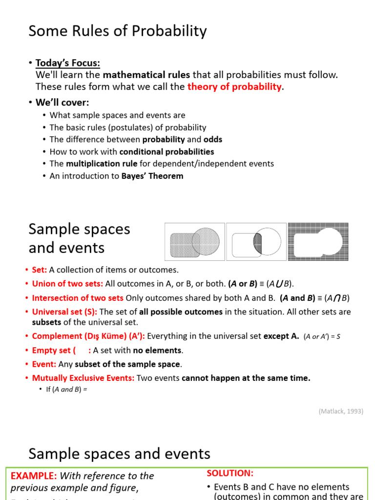 Essential Probability Rules Explained | PDF | Set (Mathematics ...
