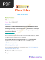 Class 10 Economics Chapter 1 (Development) | PDF