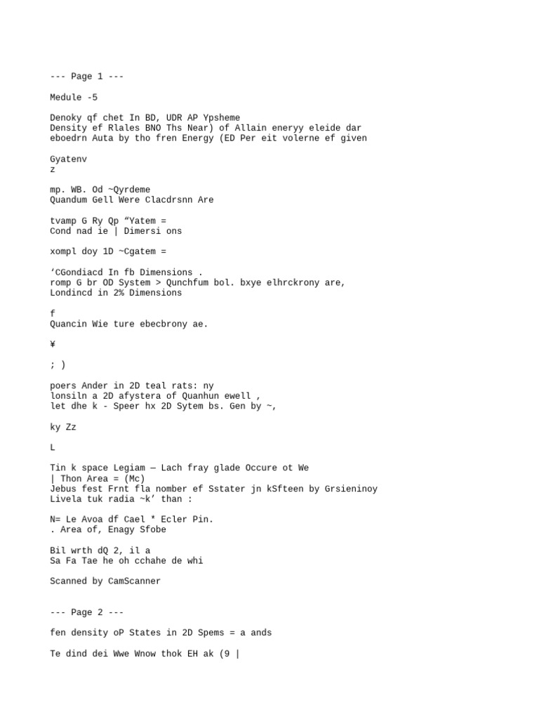 Module 5 Notes Pages 1 To 5 | PDF | Condensed Matter Physics | Periodic ...