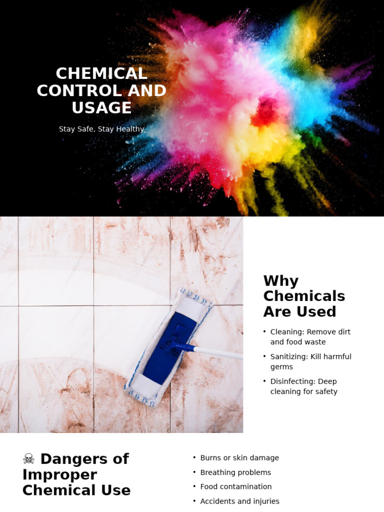 Chemical Control and Usage | PDF