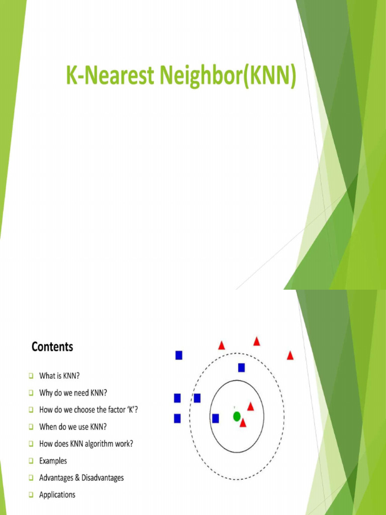 ML Week 13knn | PDF