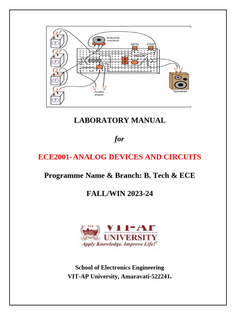 WINSEM2024-25 ECE2001 ETH AP2024254000122 2025-01-09 Reference-Material-I | PDF | Rectifier ...