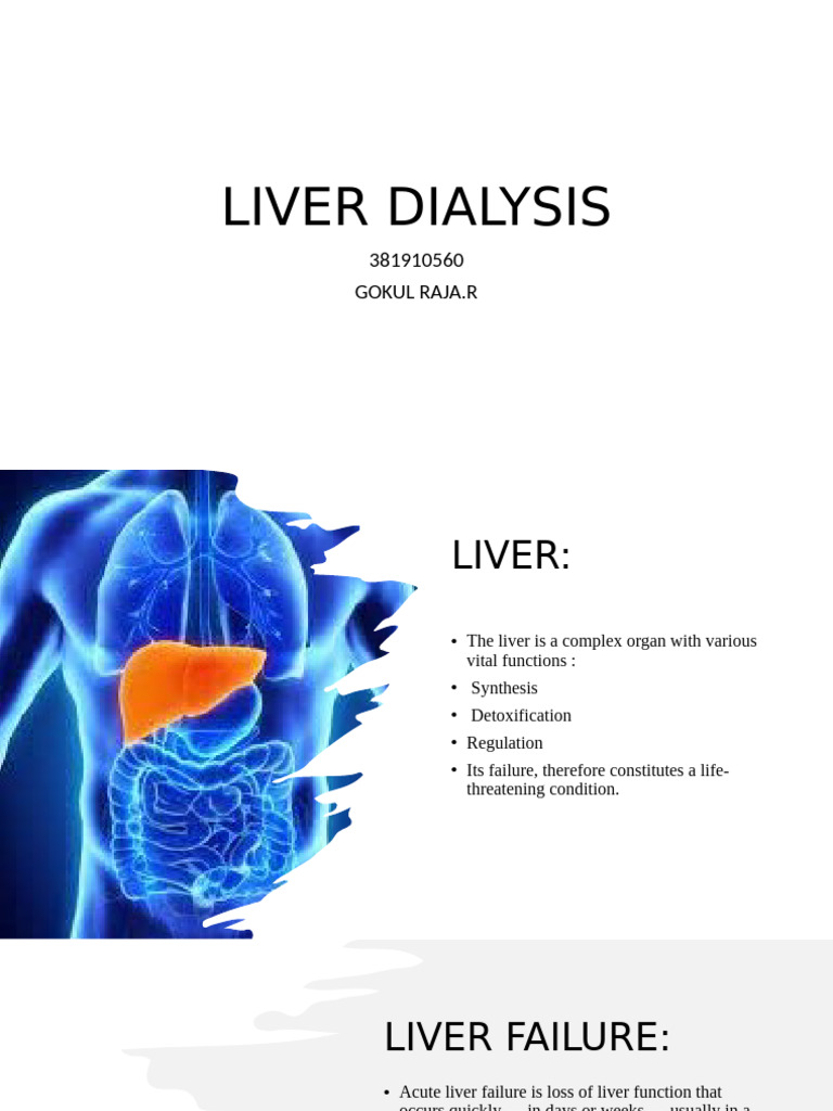 Liver Dialysis | PDF