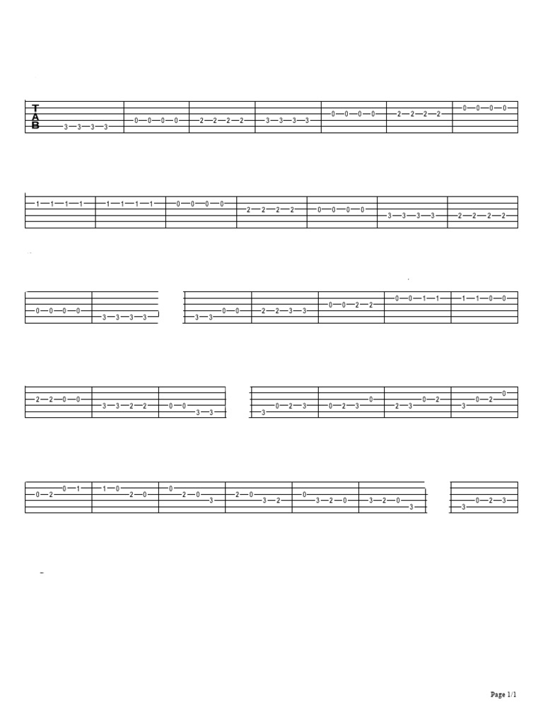 Basic Finger Practice in C | PDF